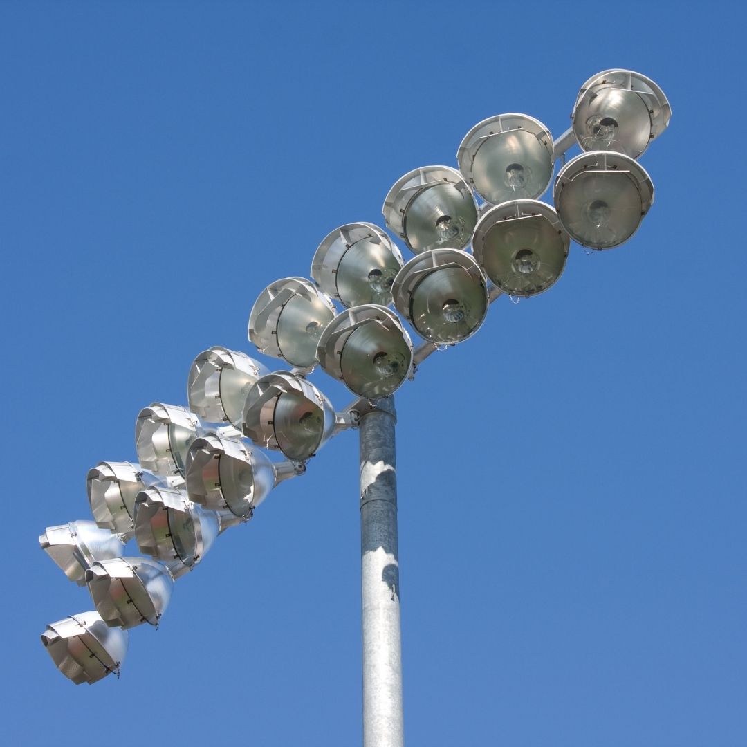 High Mast Lighting Poles for Roads & Stadiums -Triveni Solar