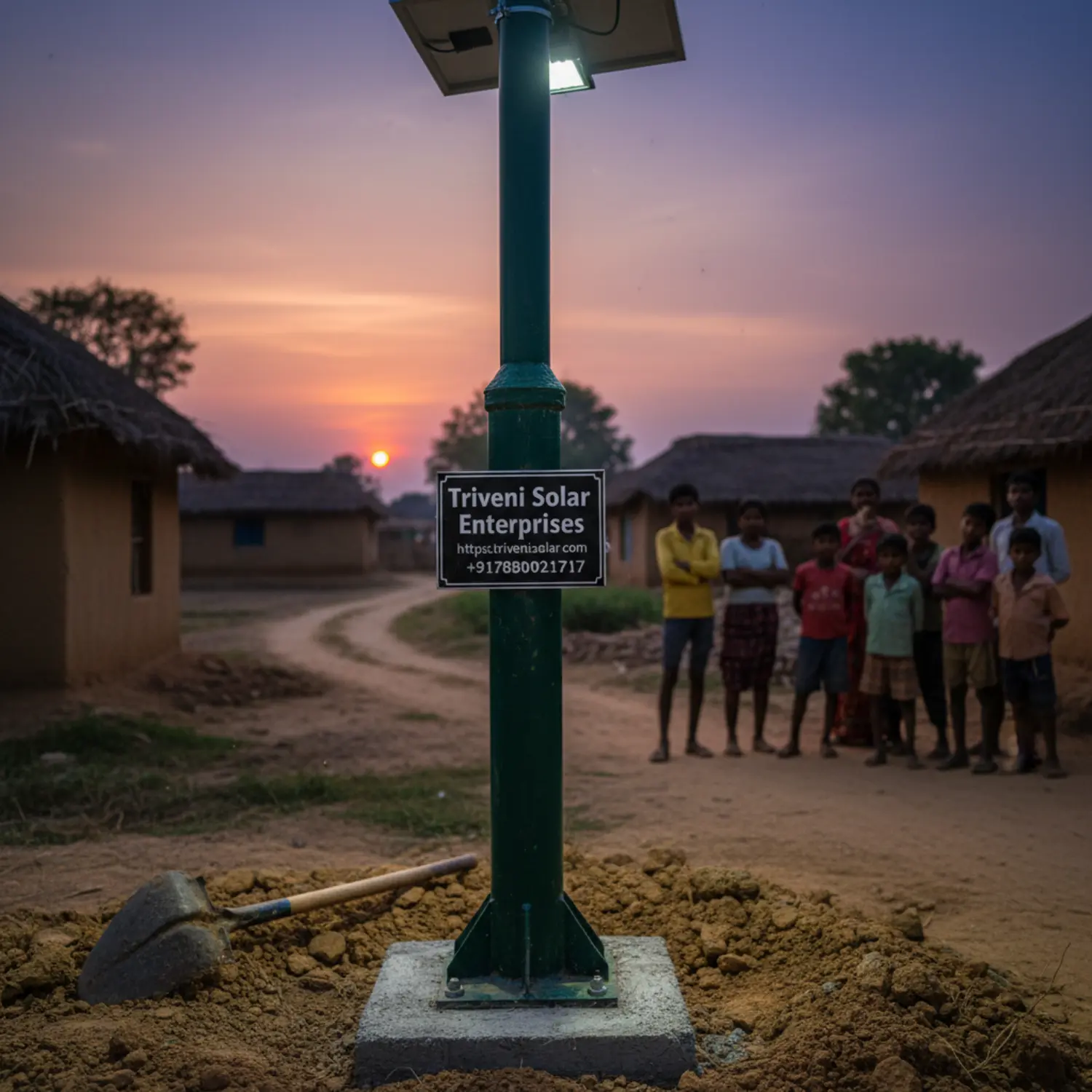 Rural Solar Lighting Poles: Boost Development!